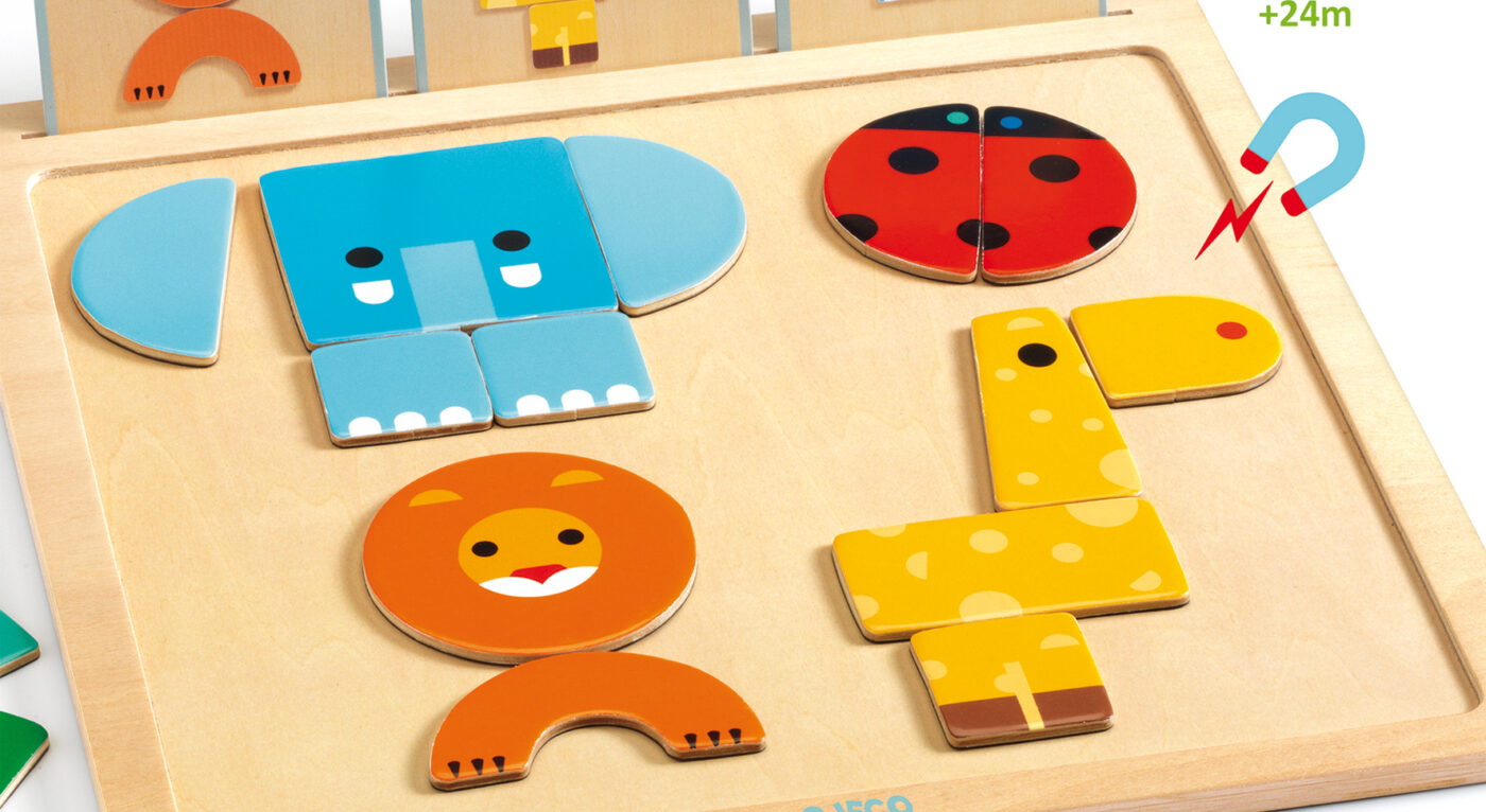 Djeco: Magneetbord – GeoBasic – Pim’s Olifant webshop