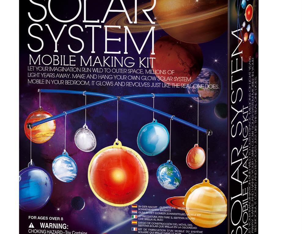4M Kidzlabs – Solar System Mobile Making Kit – Pim’s Olifant webshop